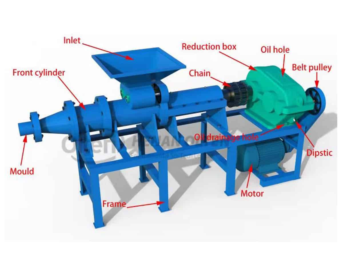 2021 MBJ Model Charcoal Stick Briquette Machine|Charcoal Making Machine